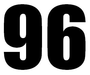 96 solid black